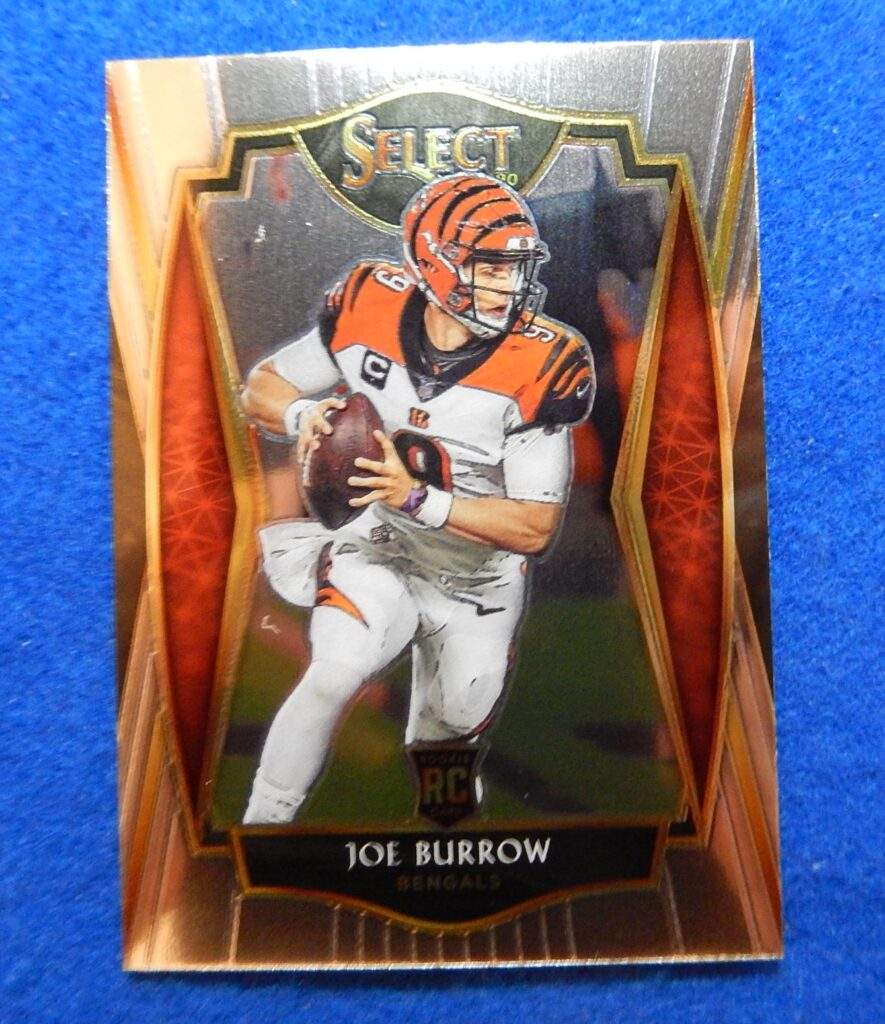 JOE BURROW 2020 Panini Select Premier Level Cincinnati Bengals Rookie ...