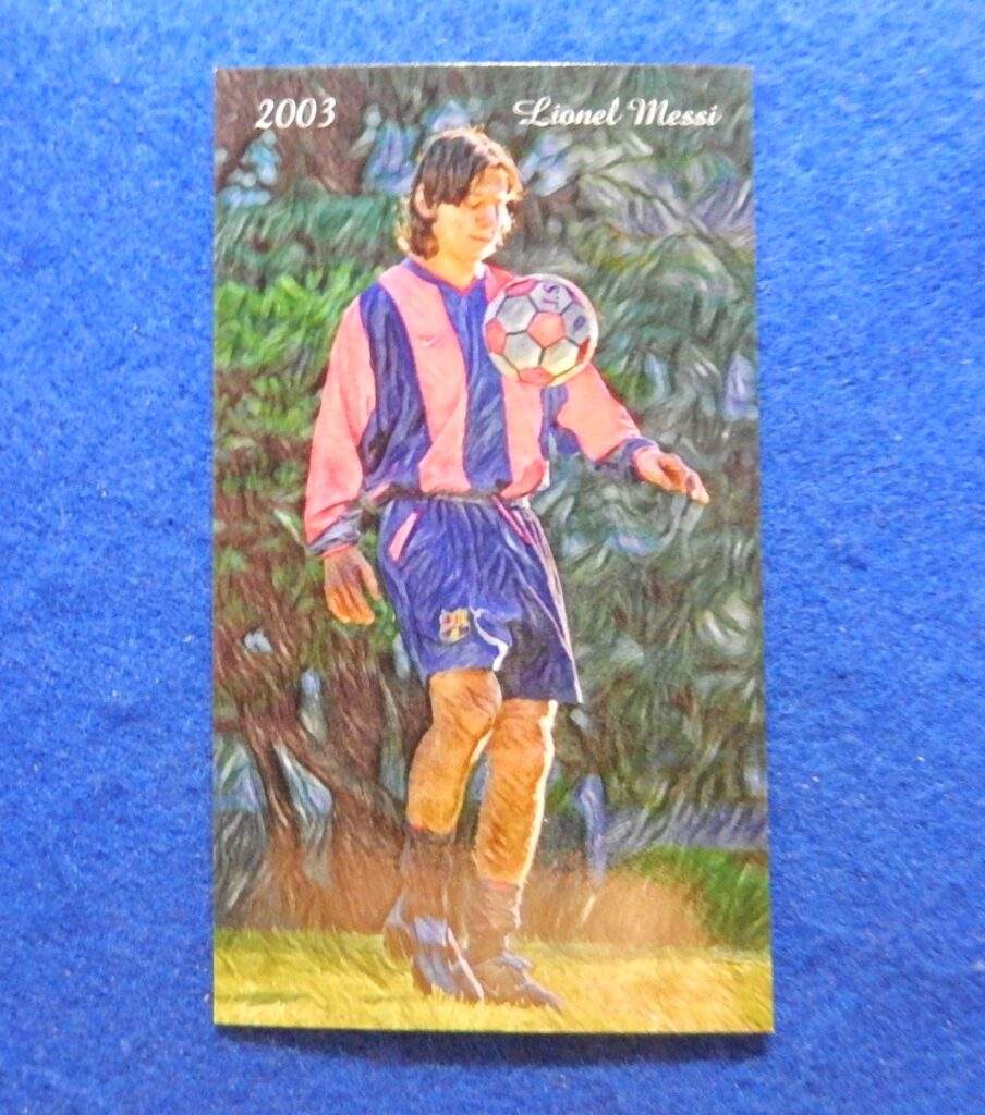 LIONEL MESSI 2003 ACEO Art Rookie Soccer Card JBvalu #LM1, Near Mint ...