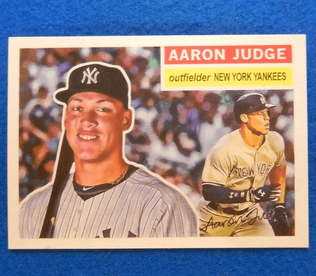 AARON JUDGE New York Yankees Custom ACEO 2017 Rookie Baseball Card ...