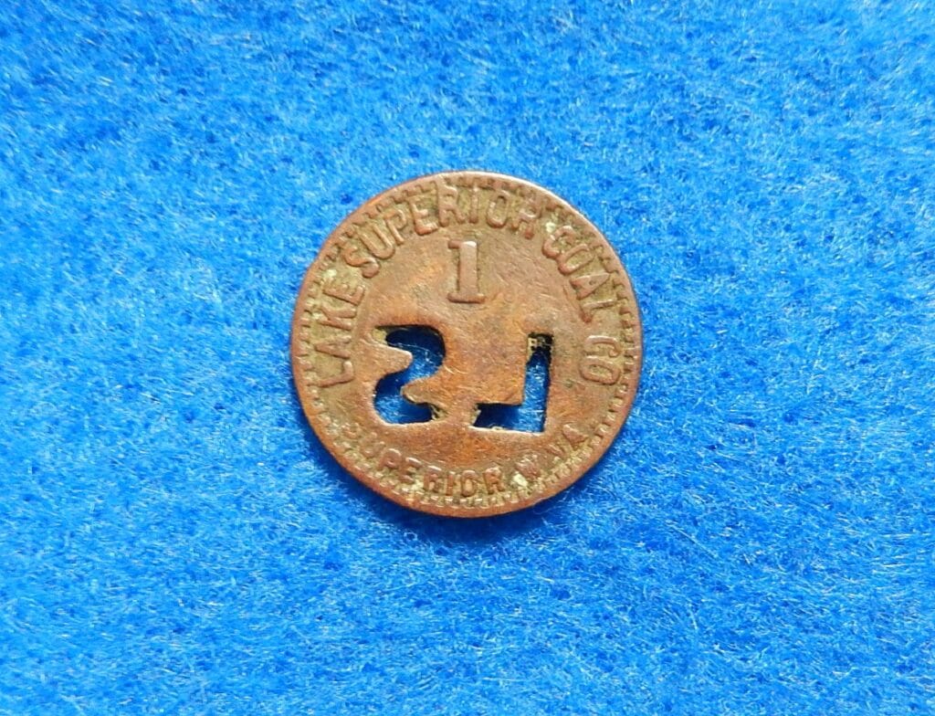 Coal Scrip Token: Lake Superior Coal Co., Superior West Virginia ...