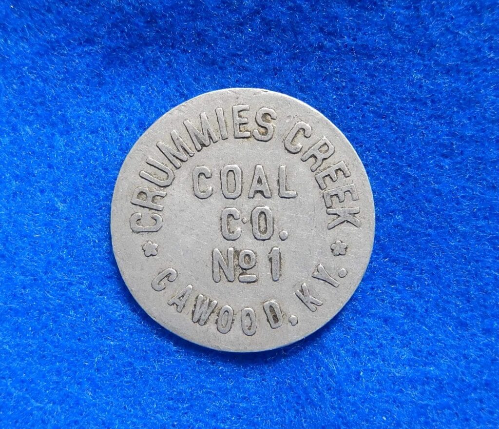Coal Scrip Token: Crummies Creek Coal, Cawood Kentucky, $1 - JBvalu.com