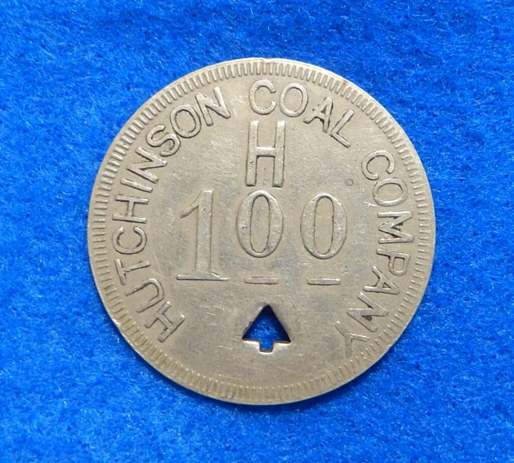 Coal Scrip Token: Hutchinson Coal, Hepzibah West Virginia, $1 R6 ...
