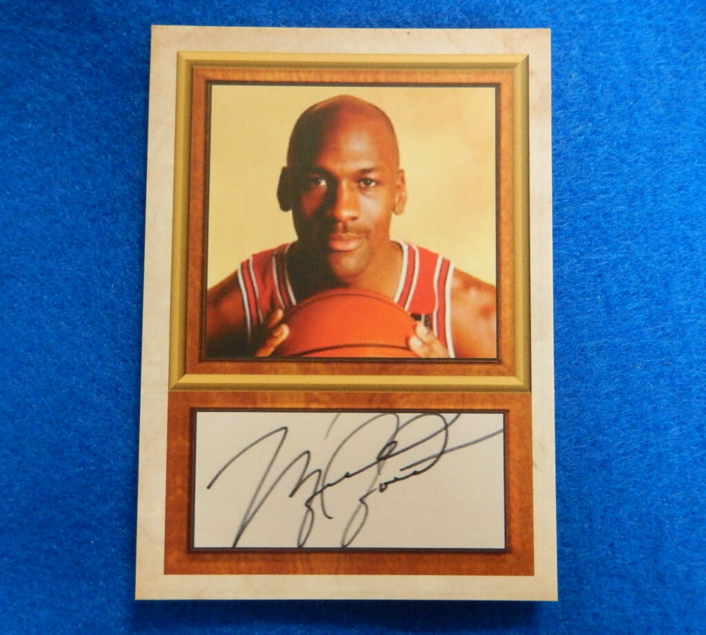 MICHAEL JORDAN Promo Basketball Card by D. Gordon (Photographer ...