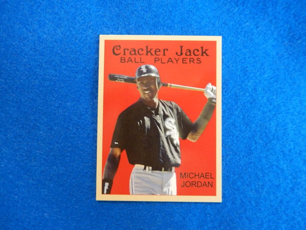 Michael Jordan Cracker Jack Chicago White Sox Baseball Card #64 - JBvalu.com