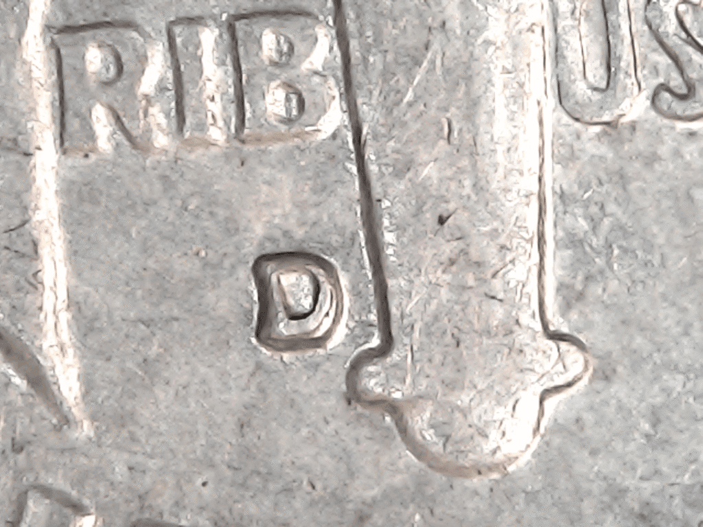 Error Dime: 1962D/D SILVER Roosevelt RPM Repunched Mint Mark - JBvalu.com