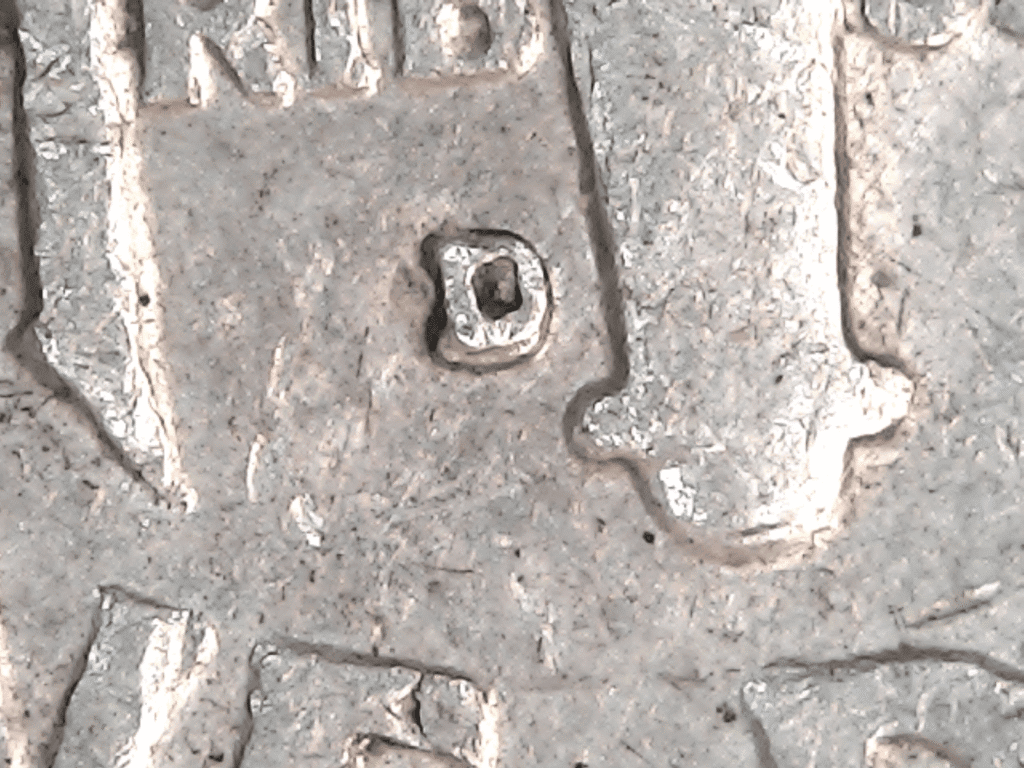 Error Dime: 1963D/D SILVER Roosevelt RPM Repunched Mint Mark - JBvalu.com